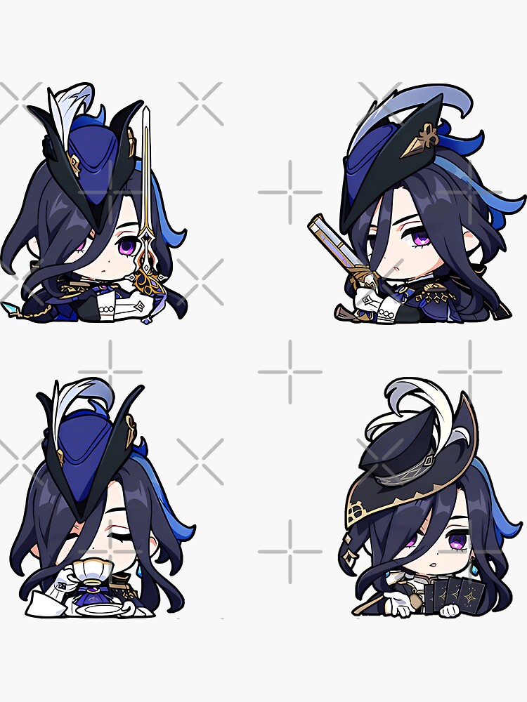 "Clorinde Pack | Genshin Impact" Sticker for Sale by Verthalies | Redbubble