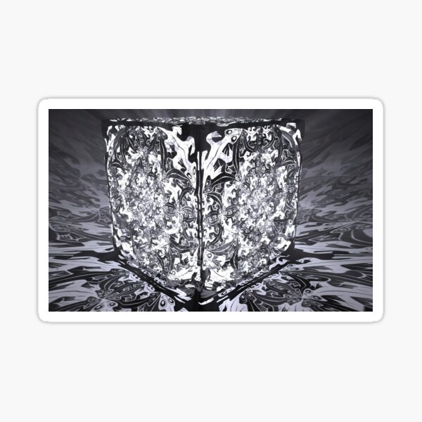 "Escher Cubic" Sticker for Sale by funnypixels | Redbubble