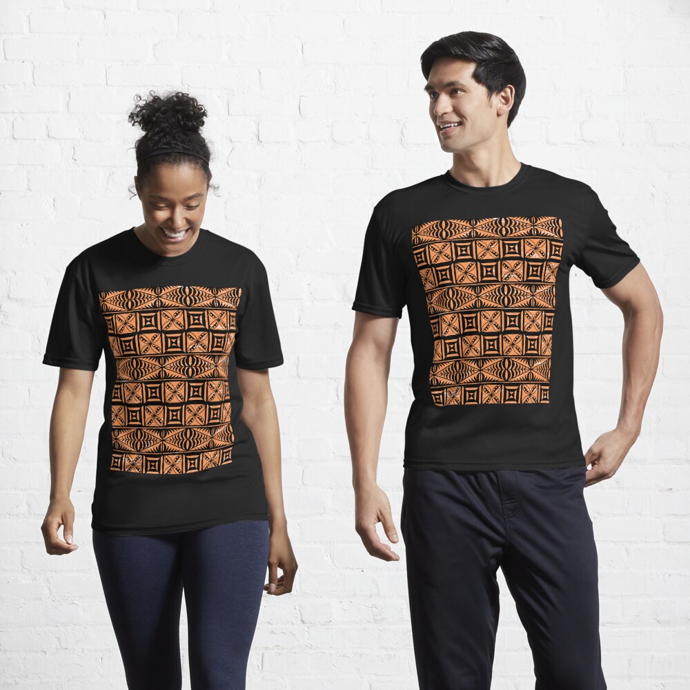 "Ngatu Tokelau Feletoa Fata Tongan Traditional Polynesian Orange ...