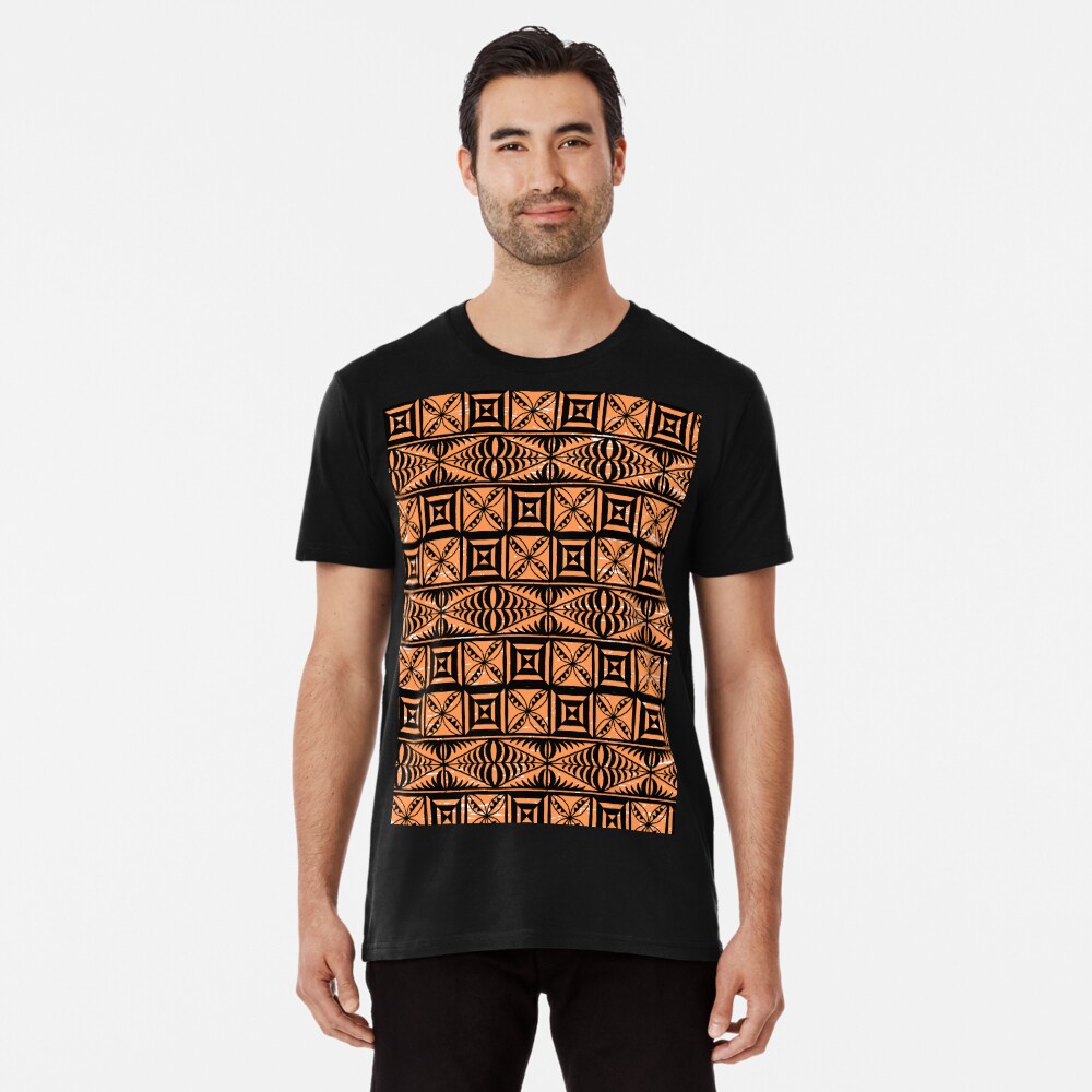 "Ngatu Tokelau Feletoa Fata Tongan Traditional Polynesian Orange ...