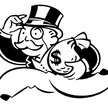 "monopoly man with monocle mandela effect" Art Print for Sale by Kackos ...
