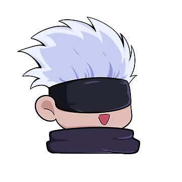 "Chibi gojo simple anime" Sticker for Sale by nesekaiart | Redbubble