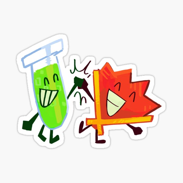 "Fan and Test tube yayyyyy" Sticker for Sale by l4mp | Redbubble