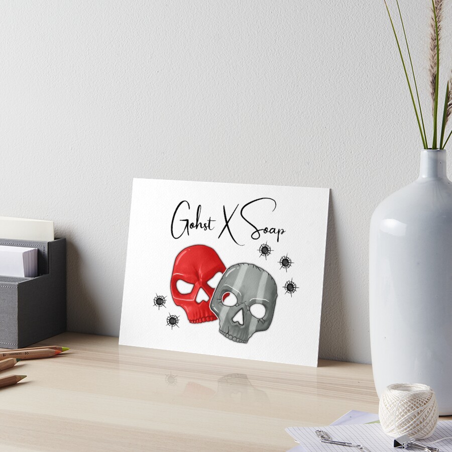 "The Mask's - Soap X Ghost" Sticker by Lycoridea | Redbubble