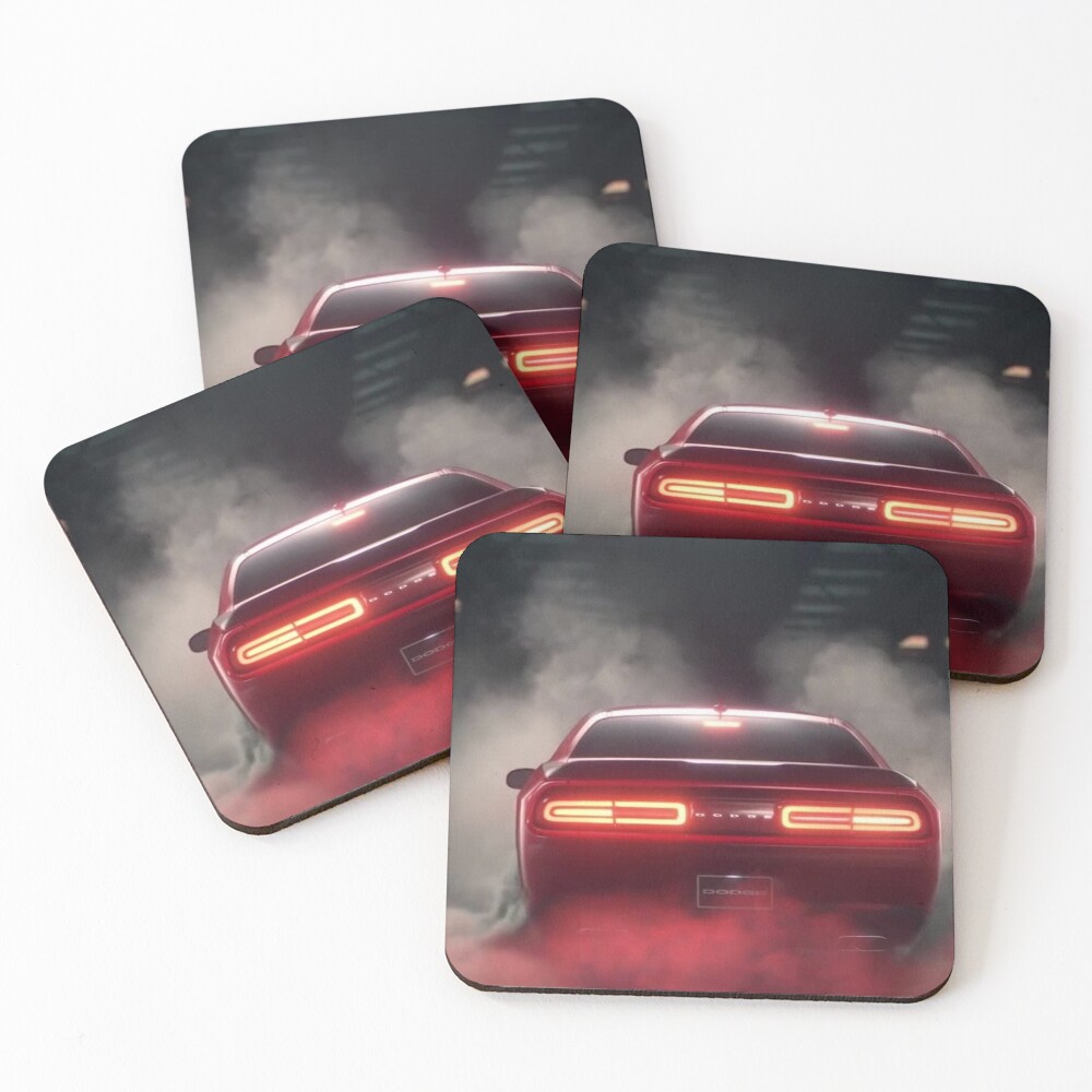 "Dodge Challenger Burnout Poster" Poster for Sale by PaceRacer | Redbubble
