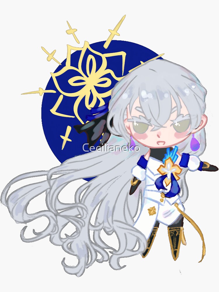 "Bronya Honkai Star Rail" Sticker for Sale by Cecilianeko | Redbubble