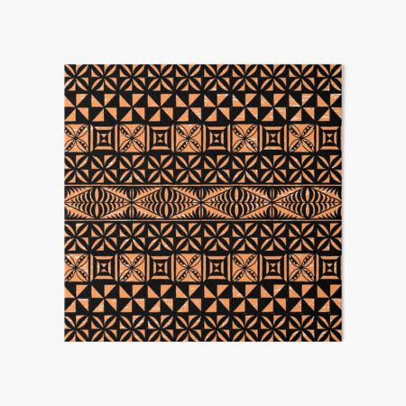 "Ngatu Tokelau Feletoa Manulua Tongan Traditional Polynesian Orange ...