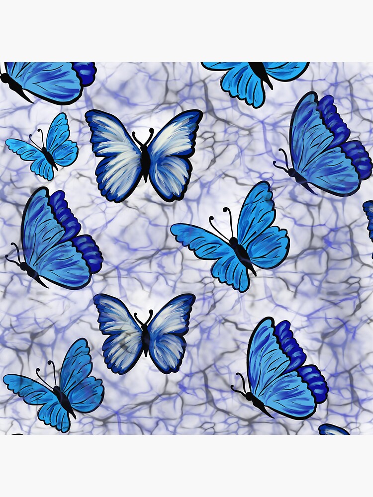"Butterfly design pattern- Print" Sticker for Sale by Komal Bhatia | Redbubble