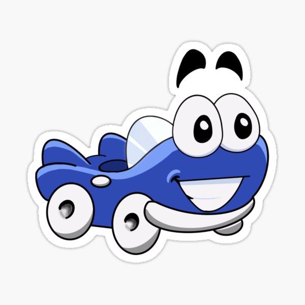 "Putt-Putt; Blue" Sticker for Sale by Laceyjae | Redbubble