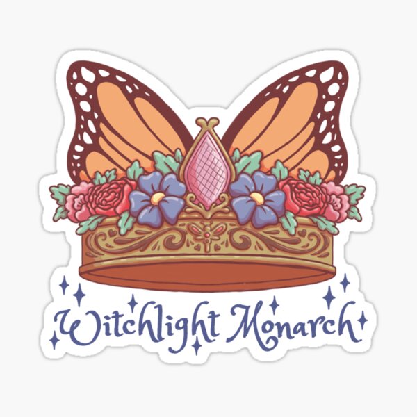 "Witchlight monarch" Sticker for Sale by sophie leenders | Redbubble