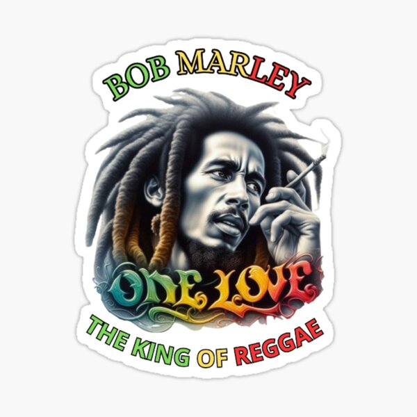 " BOB MARLEY: ONE LOVE" Sticker by CHRIST5000 | Redbubble