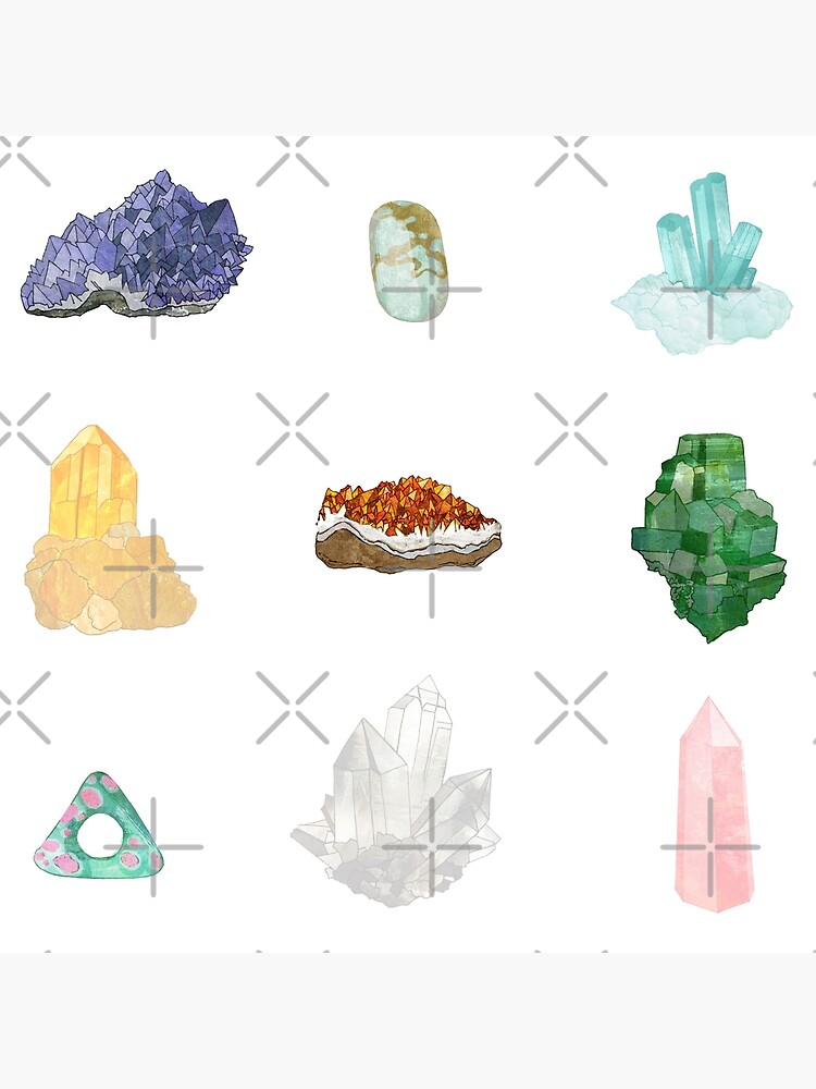 "Gemstones" Poster for Sale by katherineblower | Redbubble