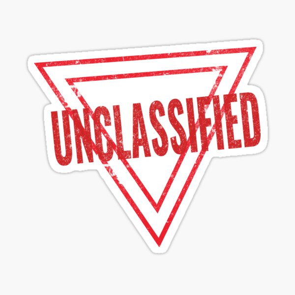 Unclassified Stickers | Redbubble