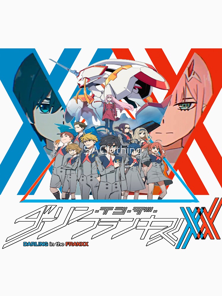 "Darling in the Franxx Anime Logo" T-shirt for Sale by SAClothing ...
