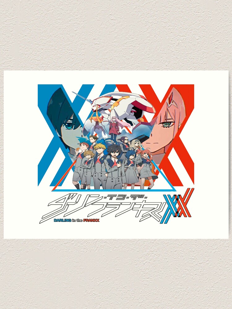 "Darling in the Franxx Anime Logo" Art Print for Sale by SAClothing ...
