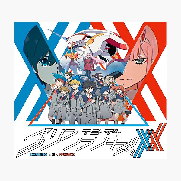 "Darling in the Franxx Anime Logo" Photographic Print by SAClothing ...