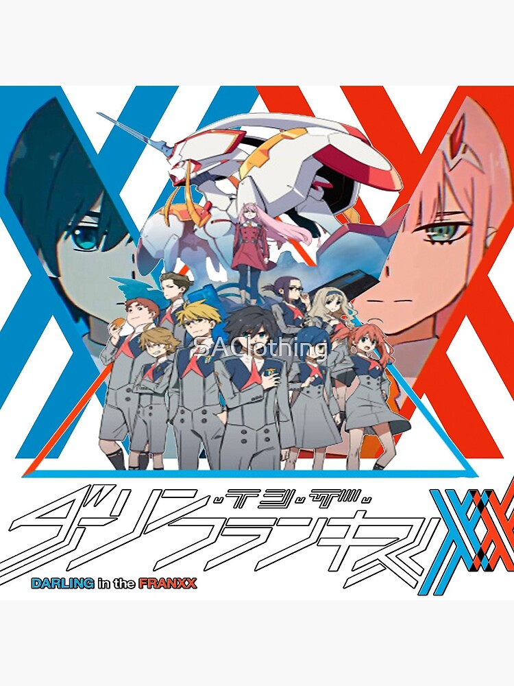 Bloc acrylique « Darling dans le logo Anime de Franxx », par SAClothing ...