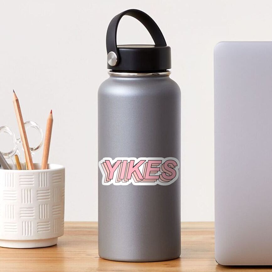 "YIKES aesthetic Sticker" Sticker for Sale by stressed-djun | Redbubble