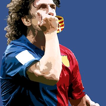 "Carles Puyol" Sticker by raffrasta | Redbubble