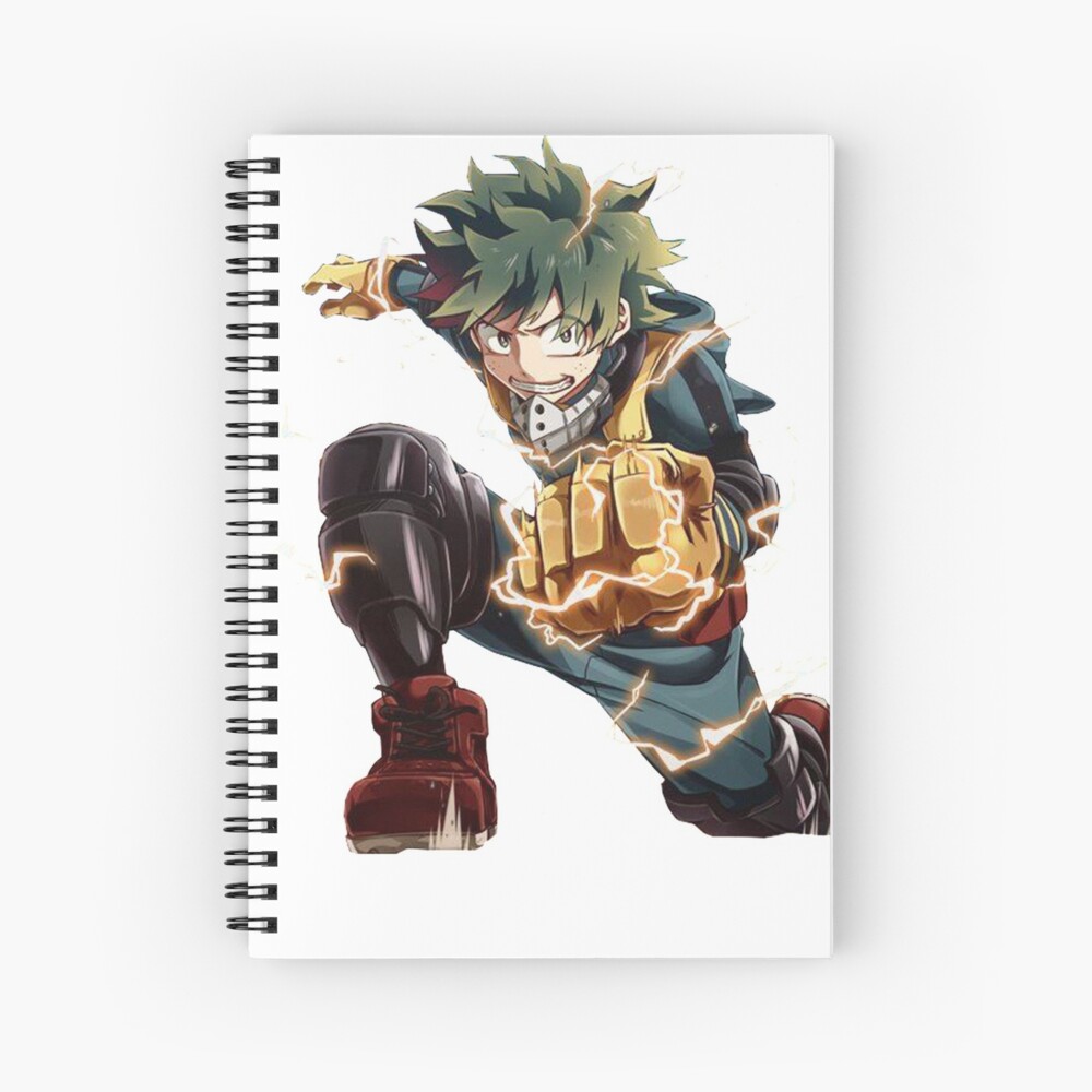 "My Hero Academia Izuku Midoriya" Spiral Notebook by SAClothing | Redbubble