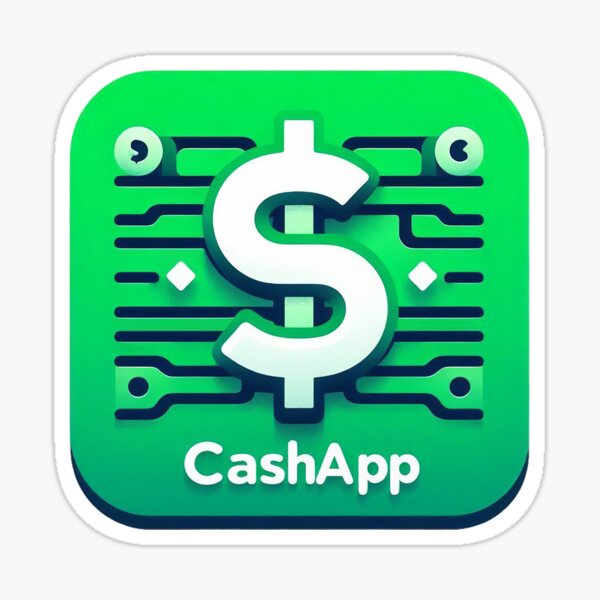 "CASH APP LOGO " Sticker for Sale by abderrahmane-C | Redbubble