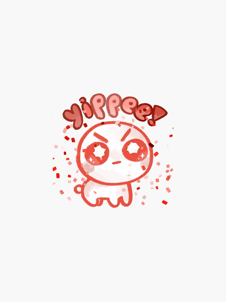 "Evil Autism Creature - Yippee" Sticker for Sale by MagentaSnail ...