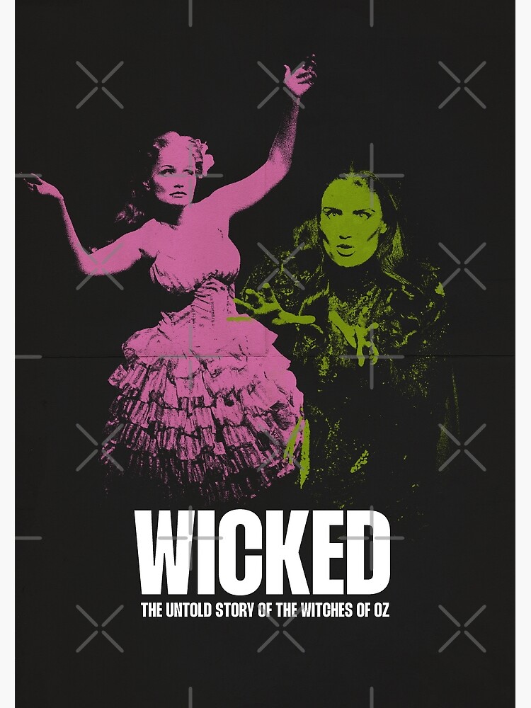 "Wicked: Original Broadway Art" Poster for Sale by designwithjacob ...