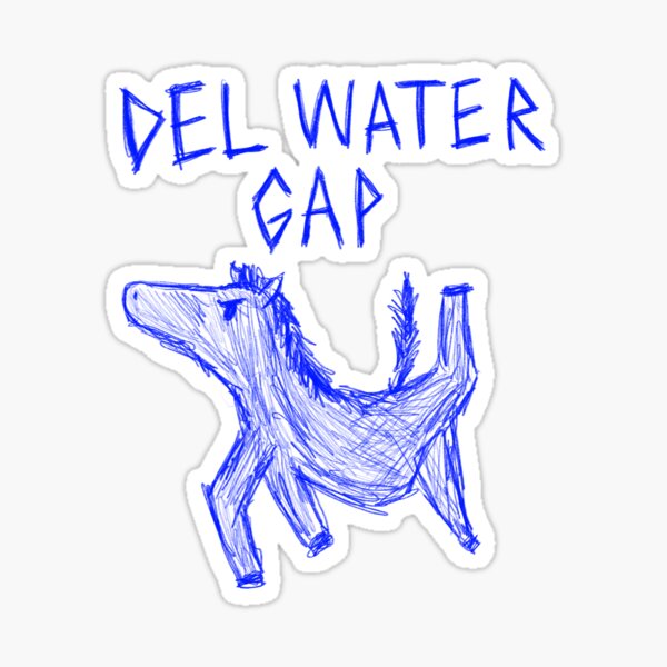 "del water gap" Sticker for Sale by BAMsketches | Redbubble