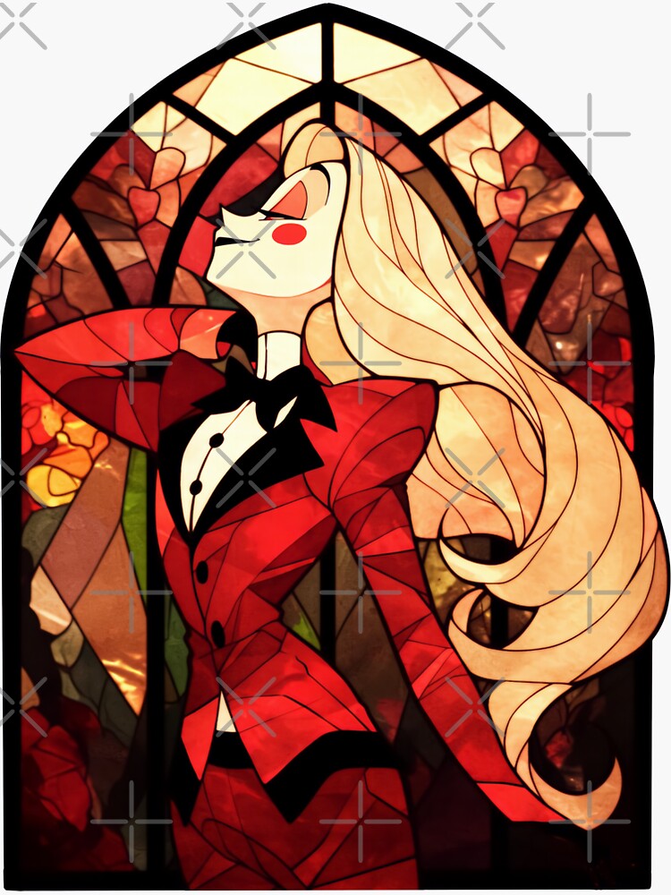 "Stained Glass Charlie" Sticker for Sale by SchellStation | Redbubble