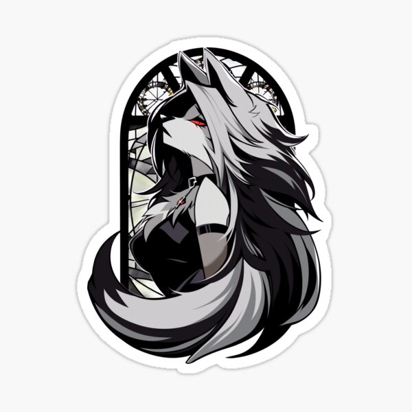 "Stained Glass Loona" Sticker for Sale by SchellStation | Redbubble