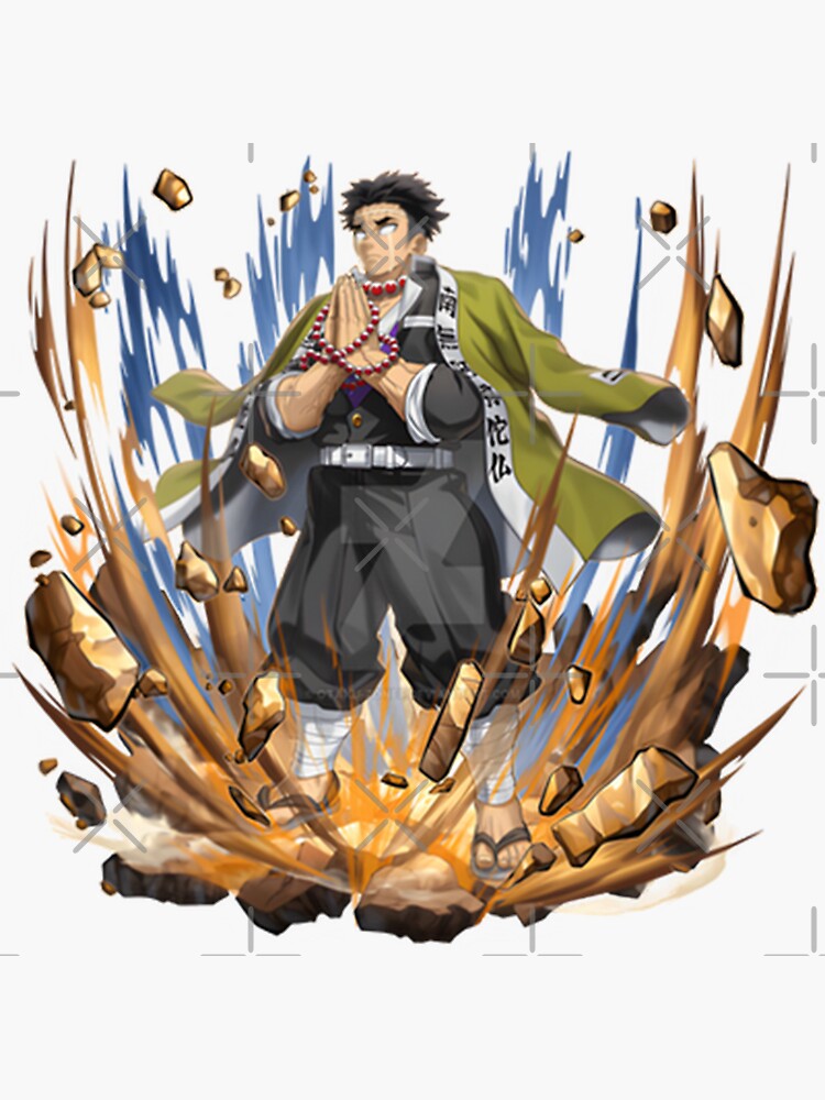 "Gyomei Himejima - Kimetsu no Yaiba" Sticker for Sale by colimoarty ...