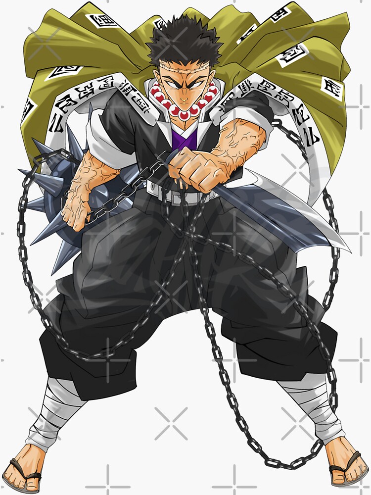 "Gyomei Himejima - Kimetsu no Yaiba" Sticker for Sale by colimoarty ...