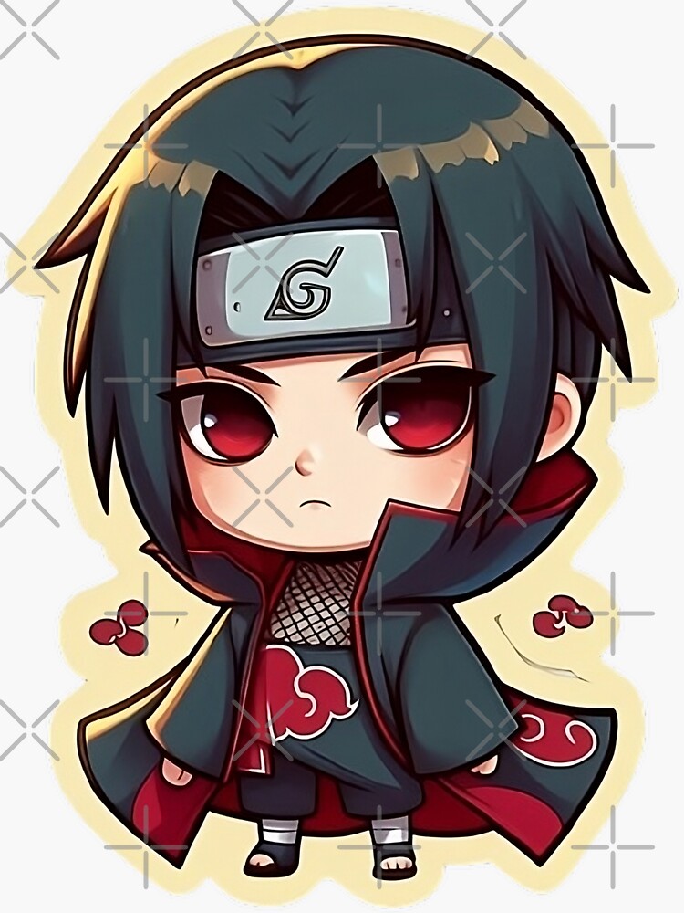 "Chibi Itachi" Sticker for Sale by StickersNPeels | Redbubble