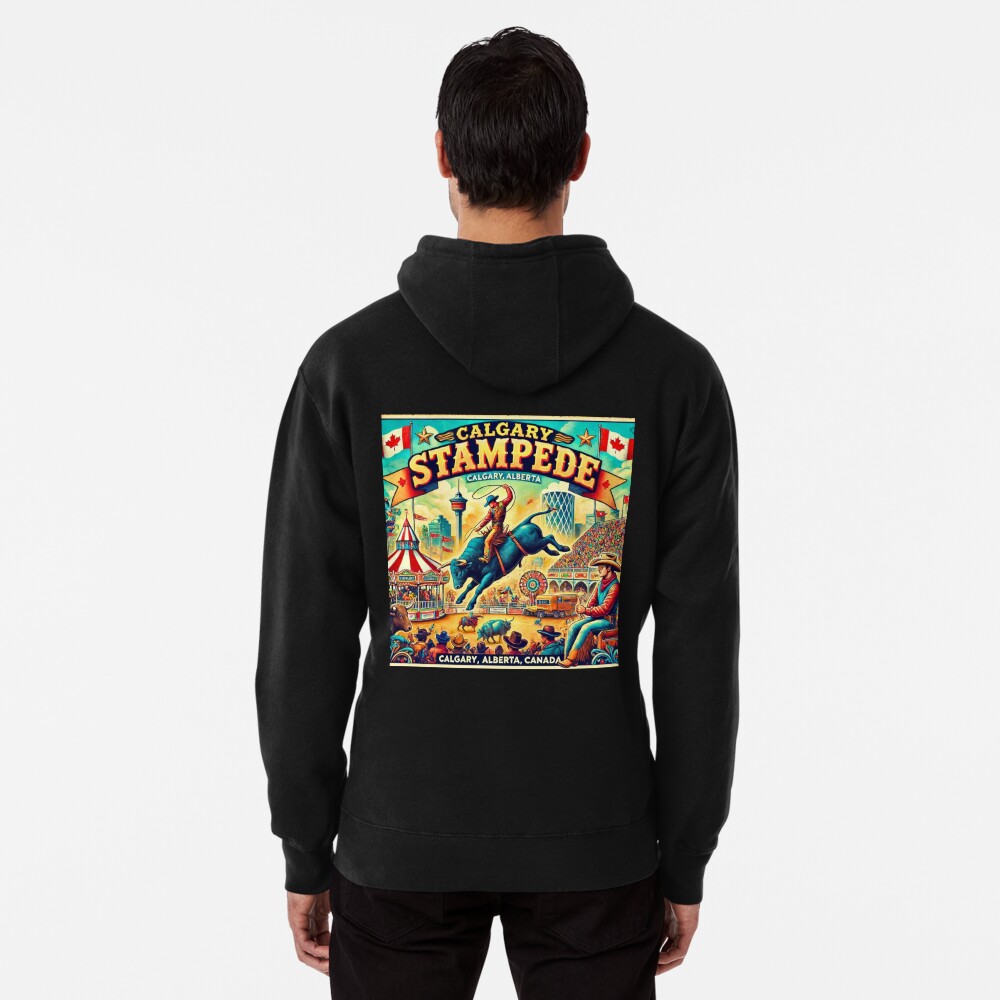 "Retro Calgary Stampede Poster" Sticker for Sale by Koalangel | Redbubble