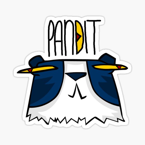 "Pandit " Sticker for Sale by eviltorn | Redbubble