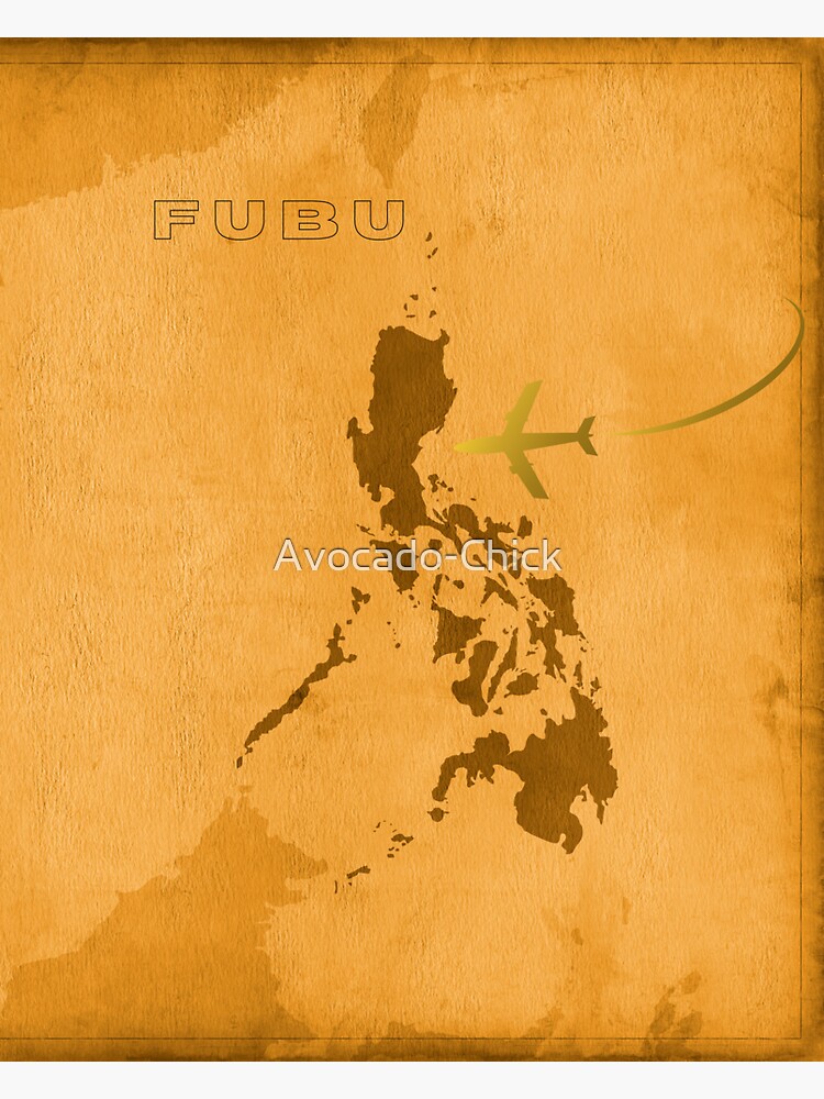 "PHILIPPINES - FUBU, Digital Art global map" Sticker for Sale by ...