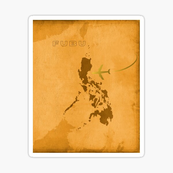 "PHILIPPINES - FUBU, Digital Art global map" Sticker for Sale by ...