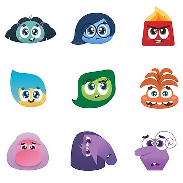 "Emotions" Sticker for Sale by ernestember2 | Redbubble