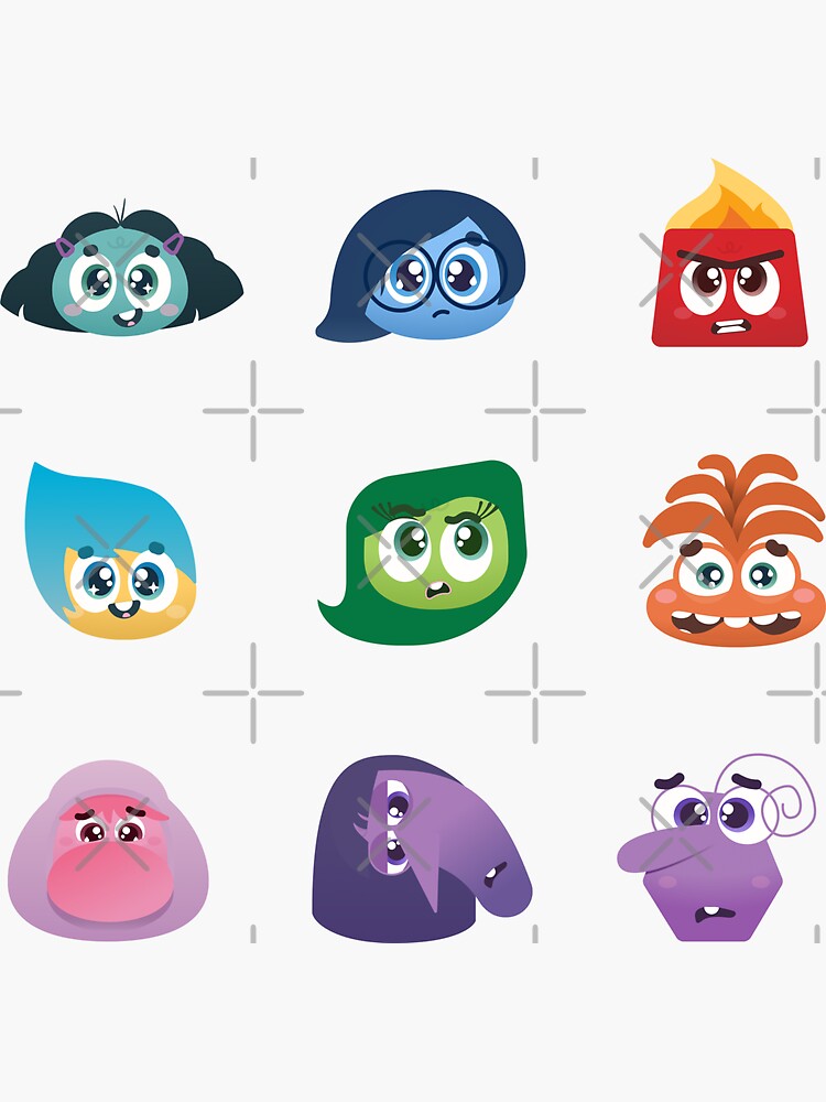 "Emotions" Sticker for Sale by ernestember2 | Redbubble