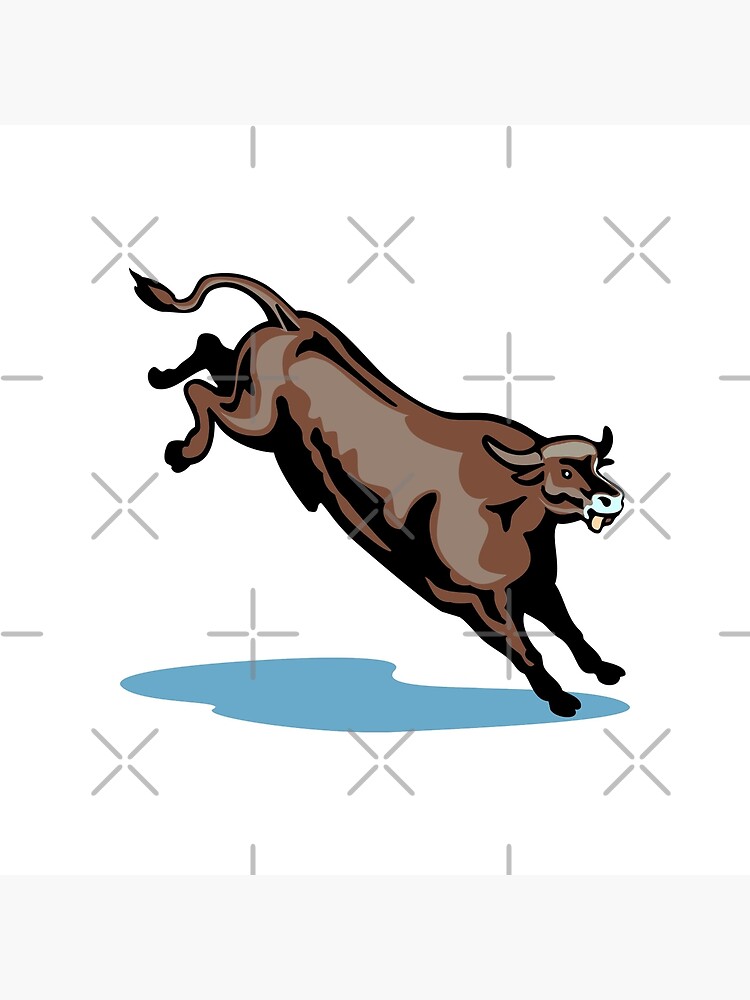 Bucking Bull Drawing