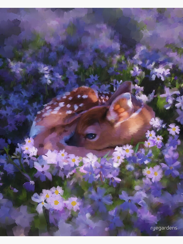 "Fawn" Sticker for Sale by ryegardens | Redbubble