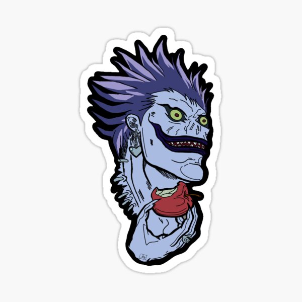 "Ryuk- Death note" Sticker for Sale by Illehcimart | Redbubble