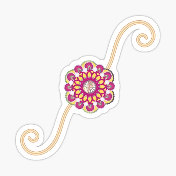 "Raksha Bandhan - Celebrating " Sticker for Sale by Mahmoud Salah ...