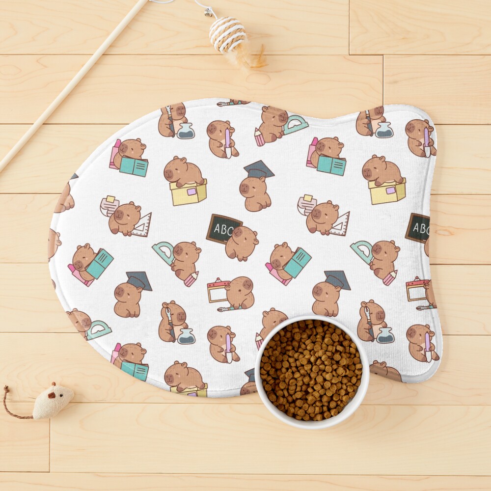 "School Funny Capybara Pack" Sticker for Sale by OlyaLitvinova | Redbubble