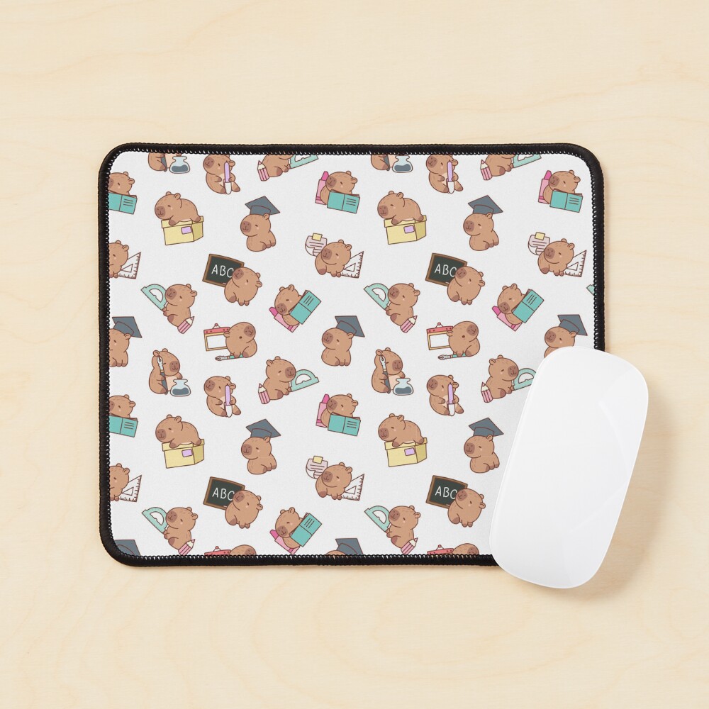 "School Funny Capybara Pack" Sticker for Sale by OlyaLitvinova | Redbubble