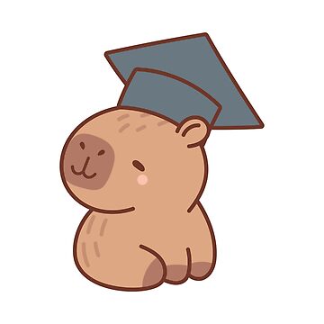 "School Funny Capybara Pack" Sticker for Sale by OlyaLitvinova | Redbubble