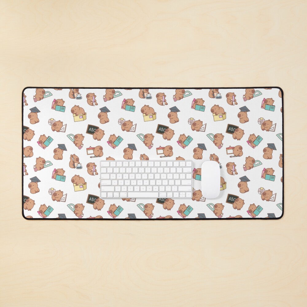 "School Funny Capybara Pack" Sticker for Sale by OlyaLitvinova | Redbubble
