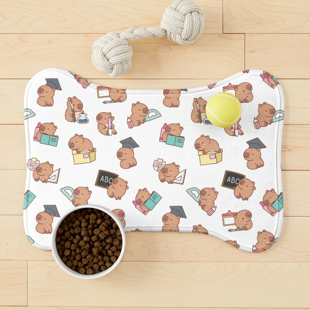 "School Funny Capybara Pack" Sticker for Sale by OlyaLitvinova | Redbubble