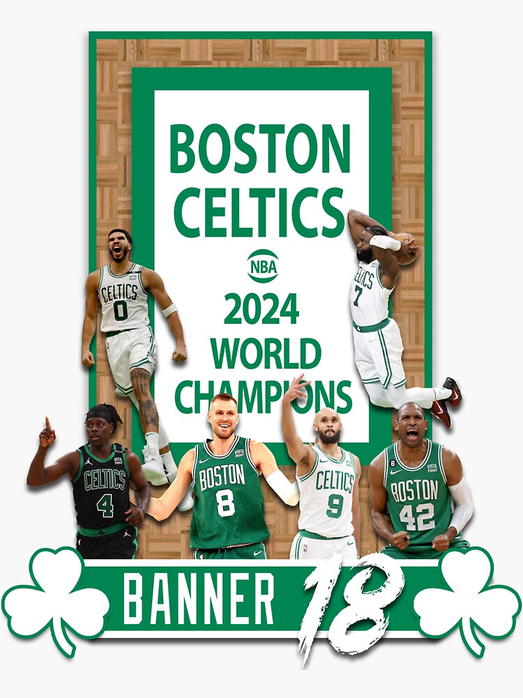 "Celtics Banner 18" Sticker for Sale by amrjrosejojo | Redbubble