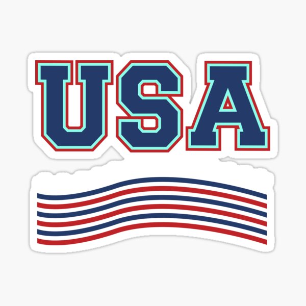 "Team usa" Sticker for Sale by Chasecarter123 | Redbubble